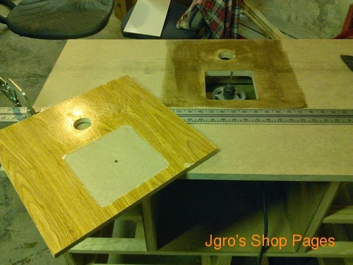 Jgro's Shop Pages: Router Table, Part 2