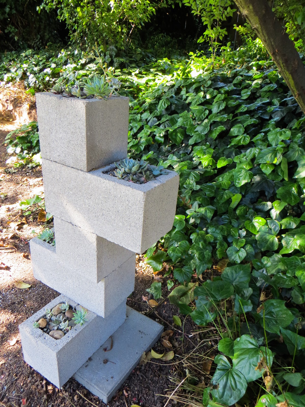 Succufiend: Cement and Pumice containers