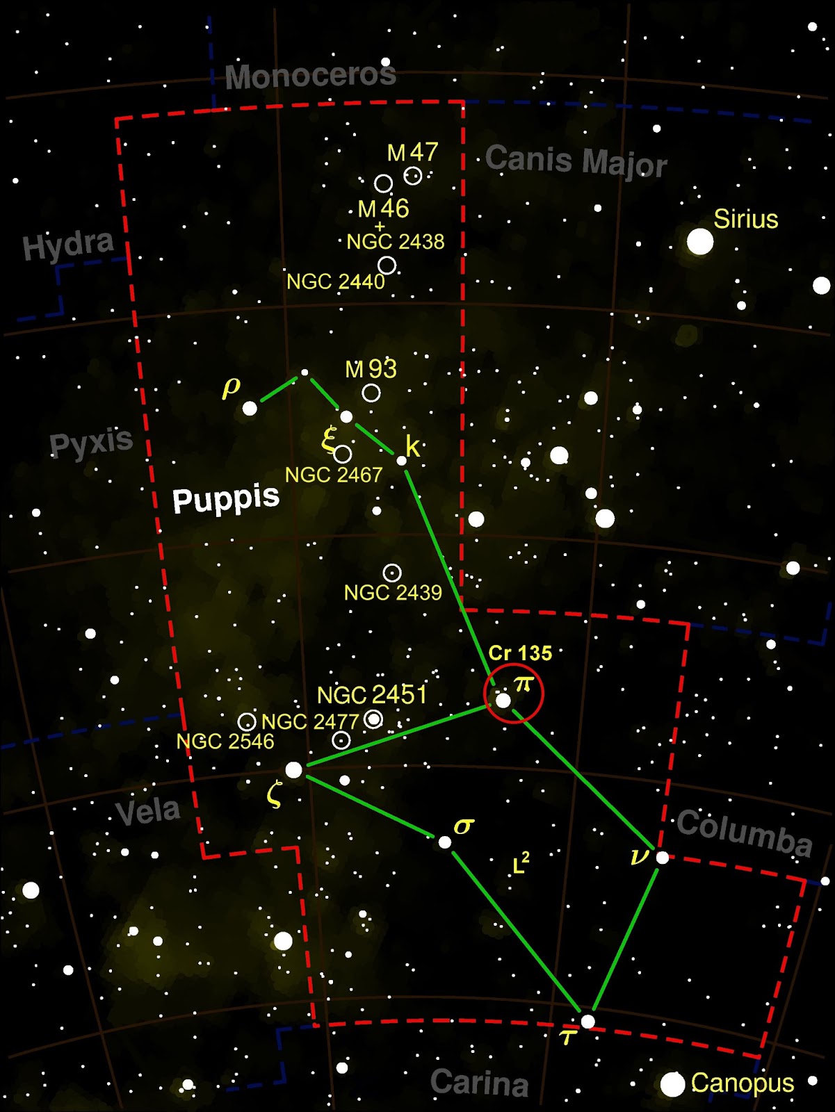 Astronomia: Puppis ( Popa )