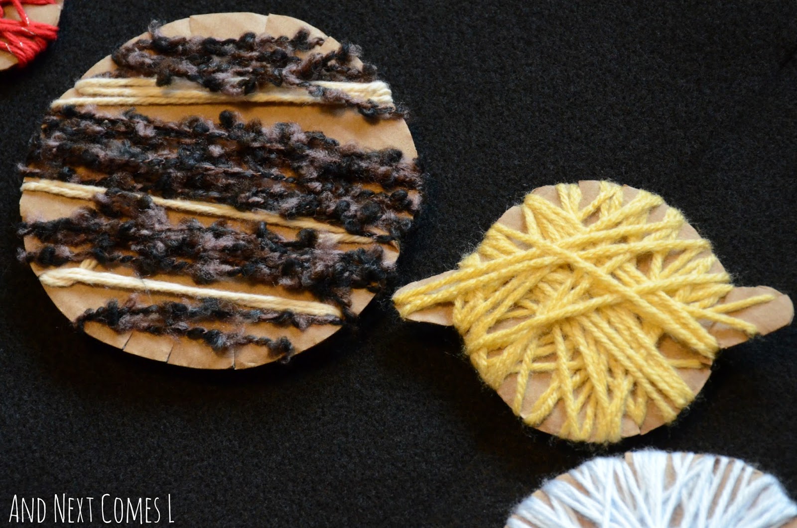 Yarn Wrapped Planets Craft | And Next Comes L - Hyperlexia Resources