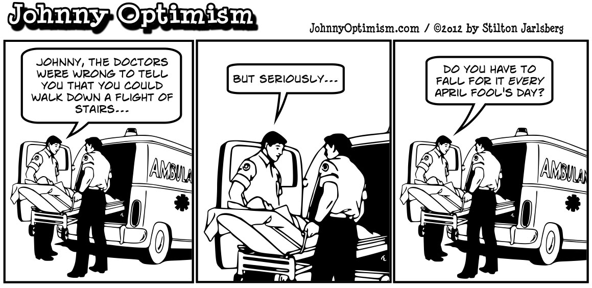 Johnny Optimism: Stairs