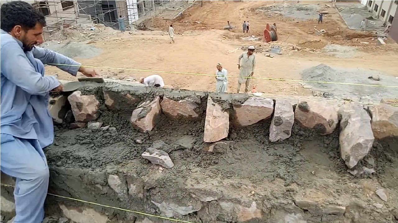 How To Design Stone Masonry Retaining Wall - Design Talk