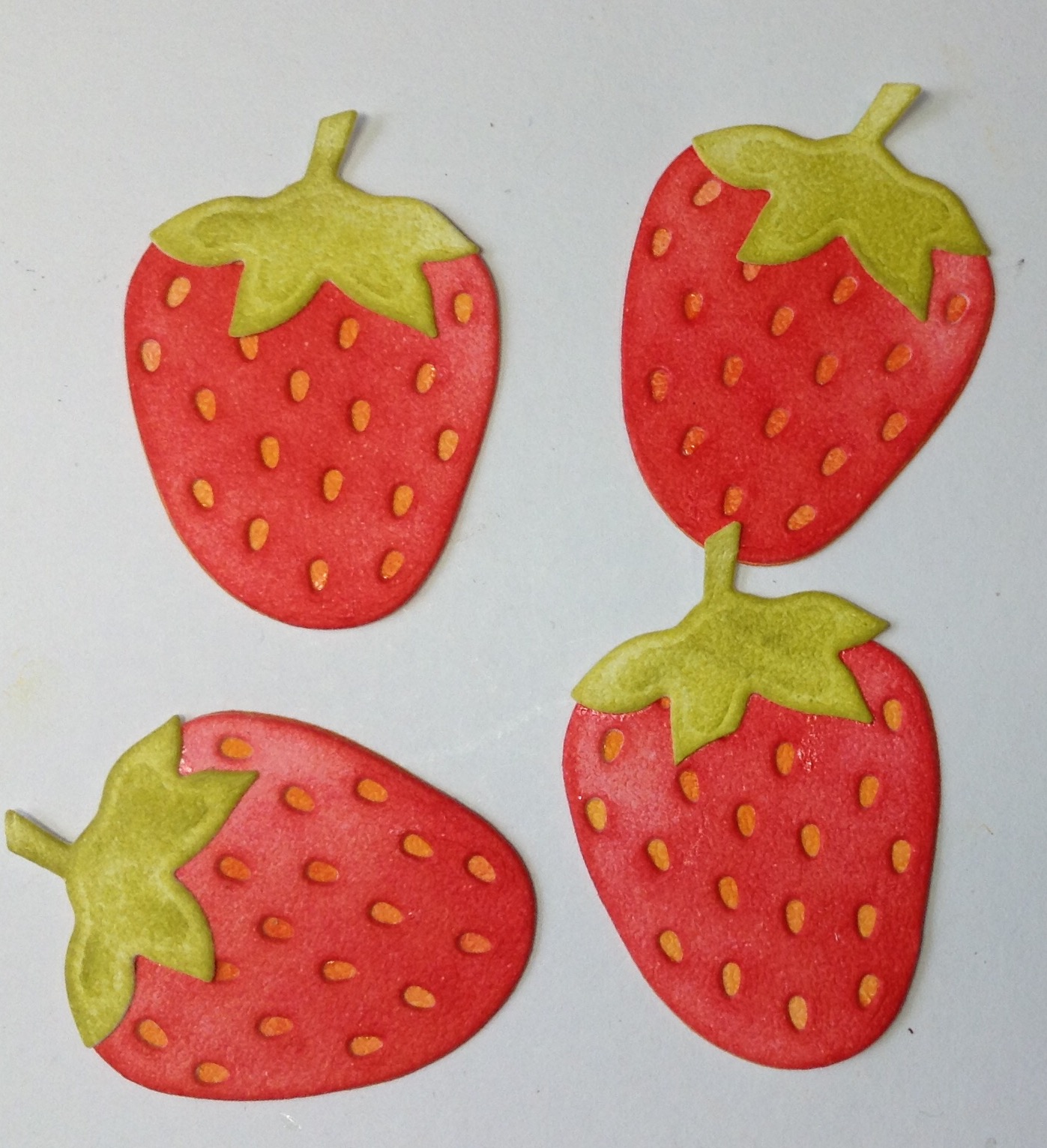 Crafting While I Wait: Sweet Summer Strawberries