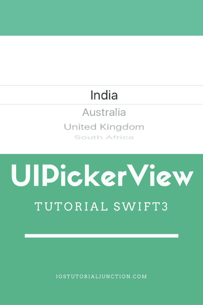 UIPickerView Example Swift IOS Tutorial IOSTutorialJunction UIPickerView Example Swift IOS Tutorial IOSTutorialJunction