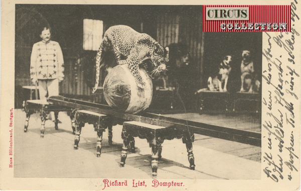 Circus -Collection: Richard List 1901, cartes postales