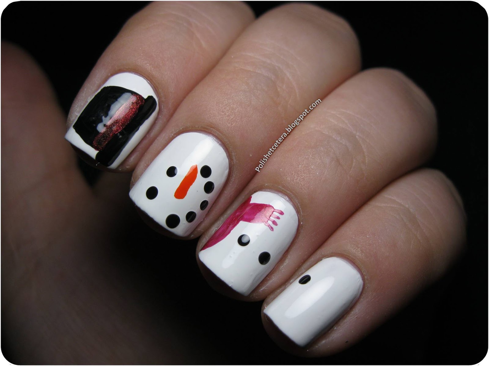Snowman Nails - Polish Etc.