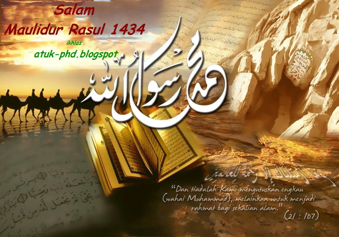 Pahala Hindari Dosa: Salam Maulidur Rasul - 1434