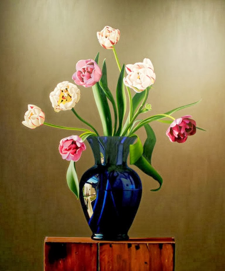 flores en jarrones pintadas al oleo | Cuadro de flores, Pinturas de ...