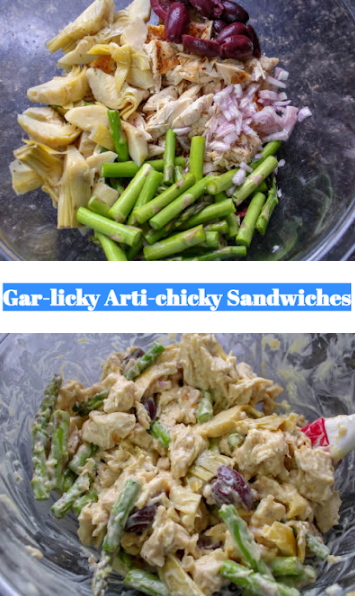 #recipe : Gar-licky Arti-chicky Sandwiches - birthday cake ideas