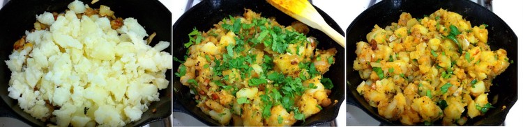Spicy Treats: Potato Podimas / Urulai Kizhalangu Podimas / Potato Dry Curry