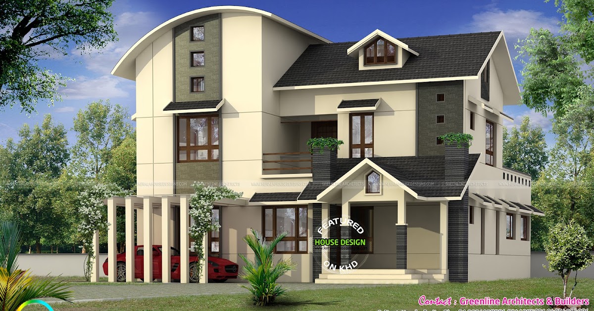 Famous Inspiration 21+ Curved Roof House Designs