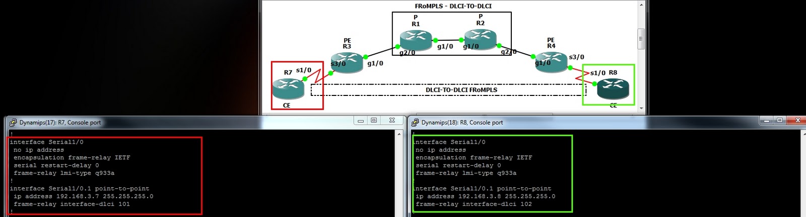 IT Blogtorials: Configuring MPLS FRoMPLS DLCI-To-DLCI