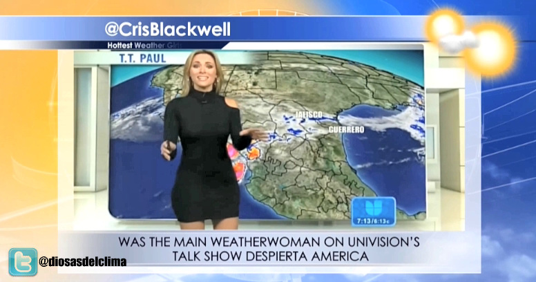 Las diosas del clima: HOTTEST WEATHER GIRLS FROM AROUND THE WORLD