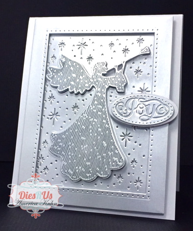 Dies R Us: Christmas Angels Card Set