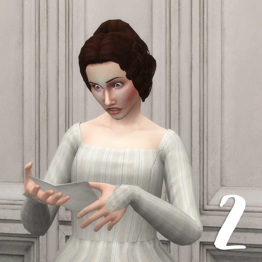 TS4: Reading a Letter Pose Set | History Lover's Sims Blog