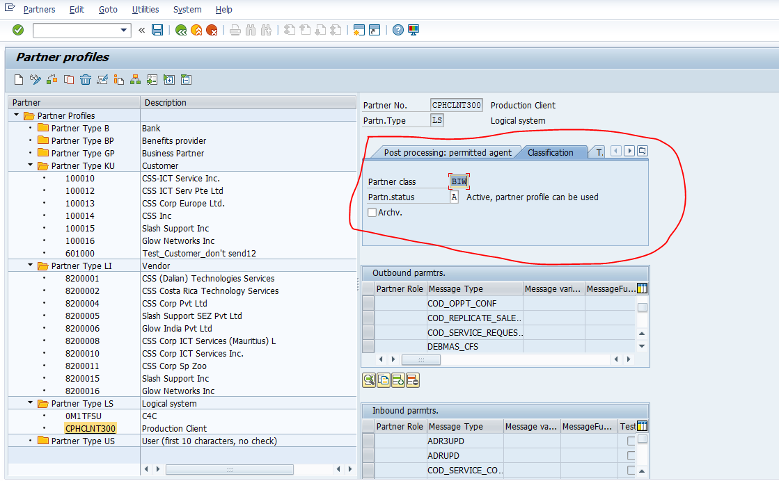 sivakumar.m: ALE Idoc part3: Partner profile WE20