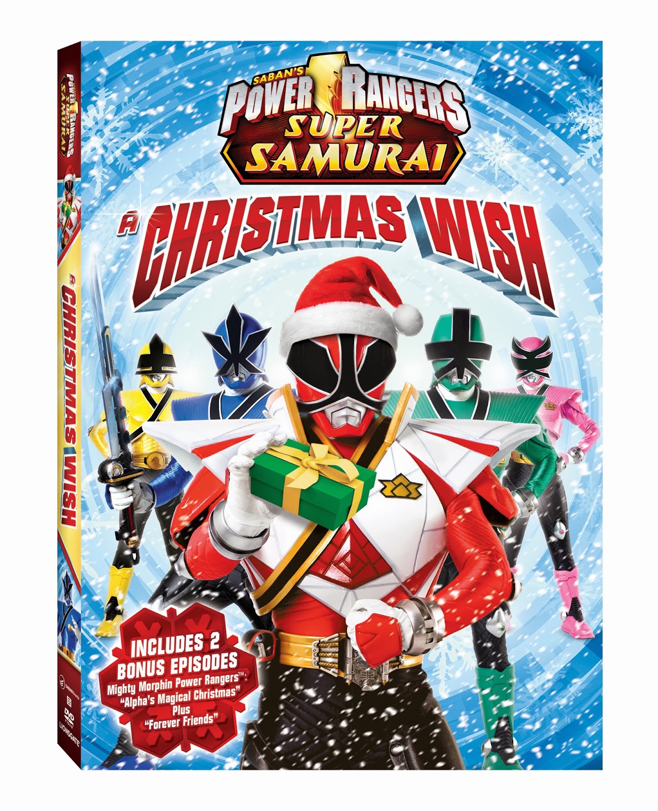 A Lucky Ladybug: Power Rangers Super Samurai: A Christmas Wish DVD ...