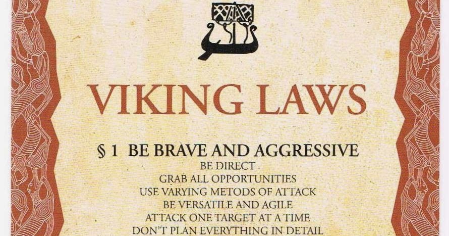 Reader Wil: ABC Wednesday, V for Viking Law