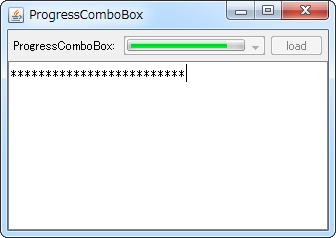 Java Swing Tips: JProgressBar in JComboBox