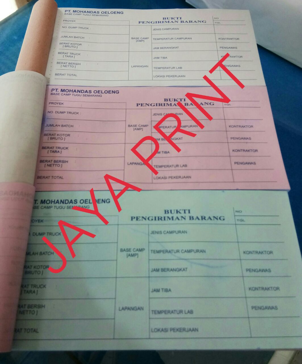 PERCETAKAN NOTA DI SEMARANG: Percetakan Nota Bukti Pengiriman Barang di ...