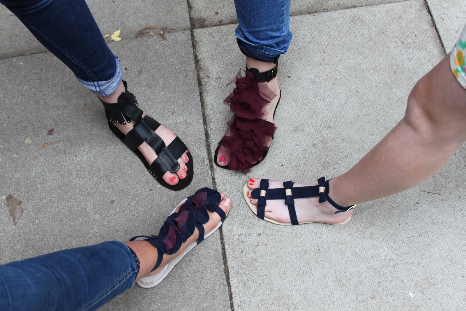 LIZARELLA: Yarm School - Sandal making workshops.