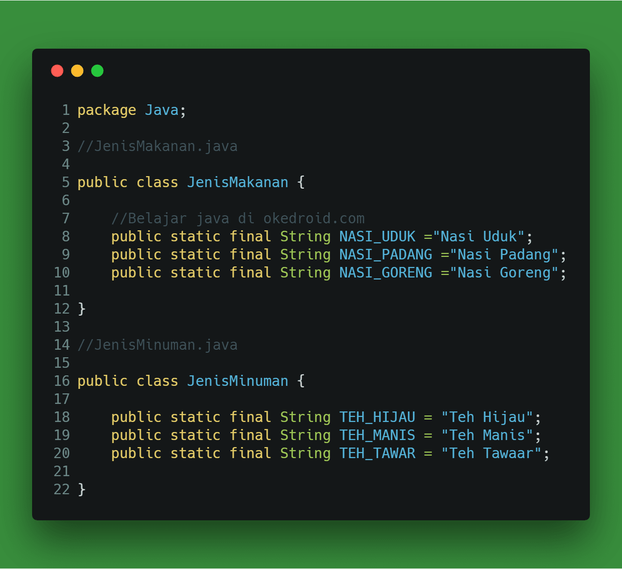 Belajar Abstract Factory Pattern Pada Jadwal Java - Java Media Kita