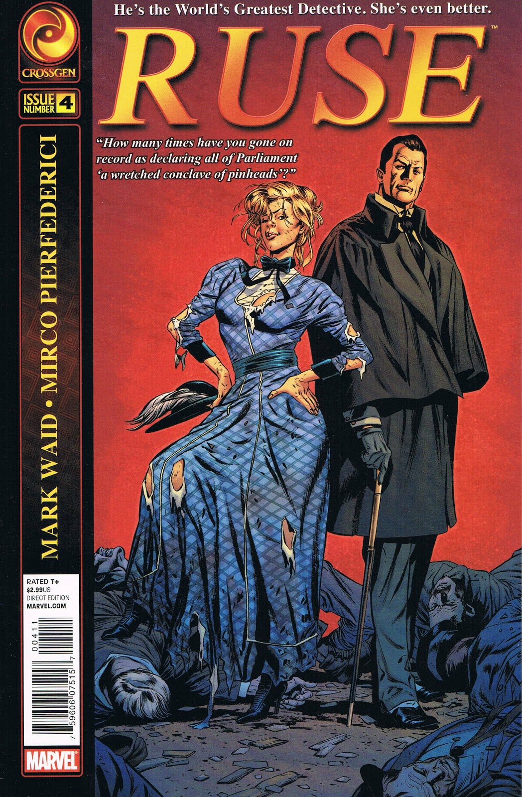 Kara's Comic Blog: Ruse #4 of 4 (Crossgen/Marvel)