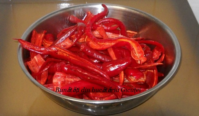 Dulceata de ardei iuti - Bunătăți din bucătăria Gicuței