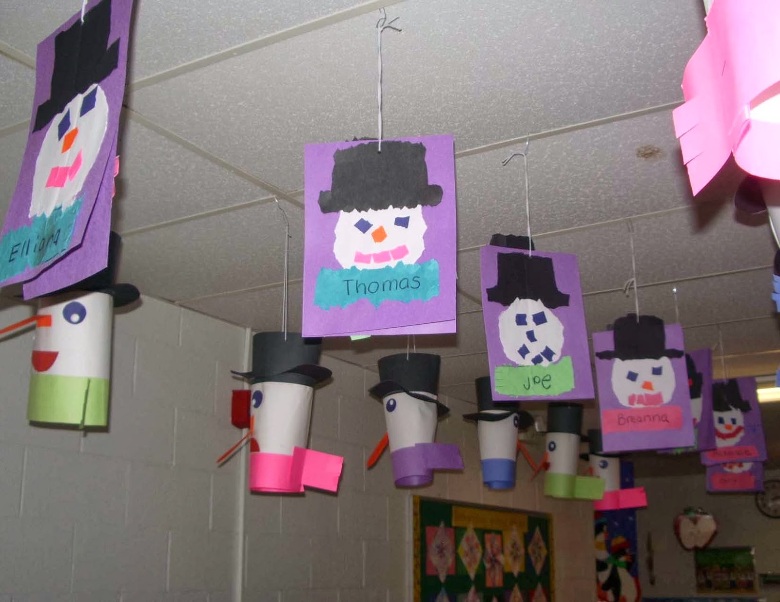 Rip & Tear Snowmen - Classroom Freebies