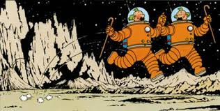 Say Hello Spaceman: Tintin Explorers on the Moon (1954)