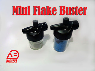 Mini Flake Buster (Mini FB-L) untuk aplikasi Glitter/metal Flake