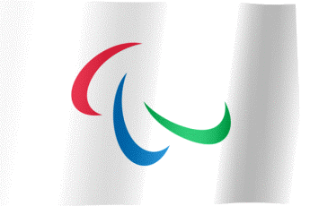 Paralympic Flag (GIF) - All Waving Flags