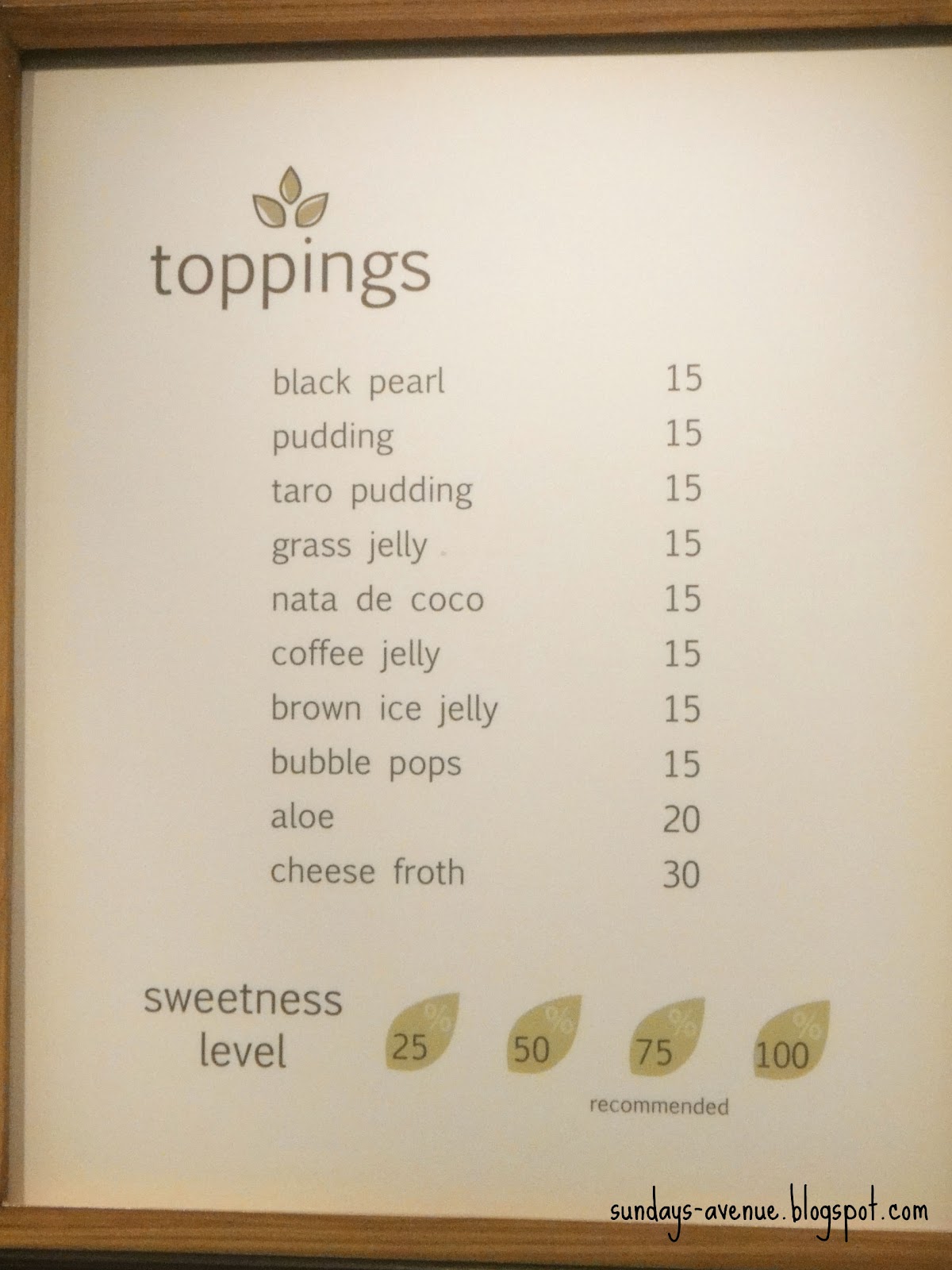 Sunday's Avenue: Teaberi Now Opens in TriNoma