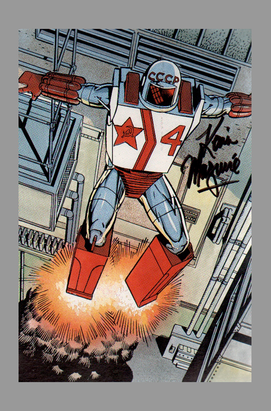 The Dork Review: Kevin Maguire - 1988's JLI Post Card Set