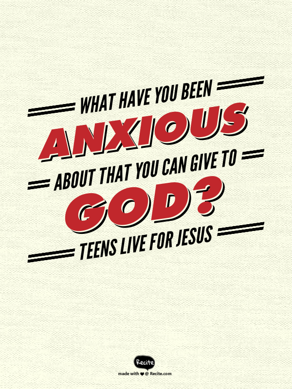 Teens live for Jesus: 2016