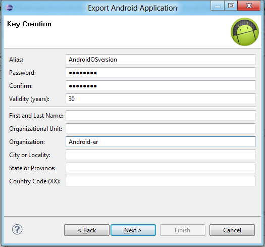Android-er: Generate signed APK for Android Application