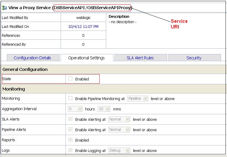 Disabling Enabling The Oracle Service Bus Services From Java