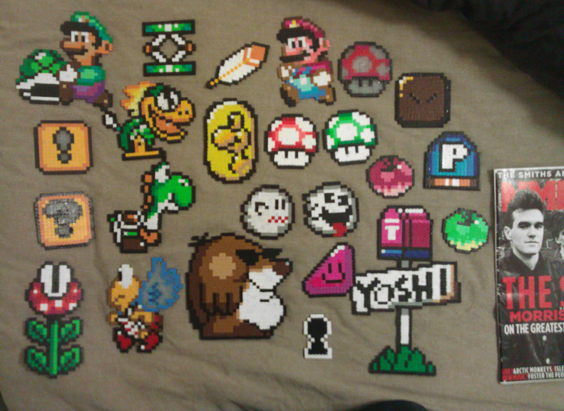 Dean Swanton Etc: Perler Bead Mario 2