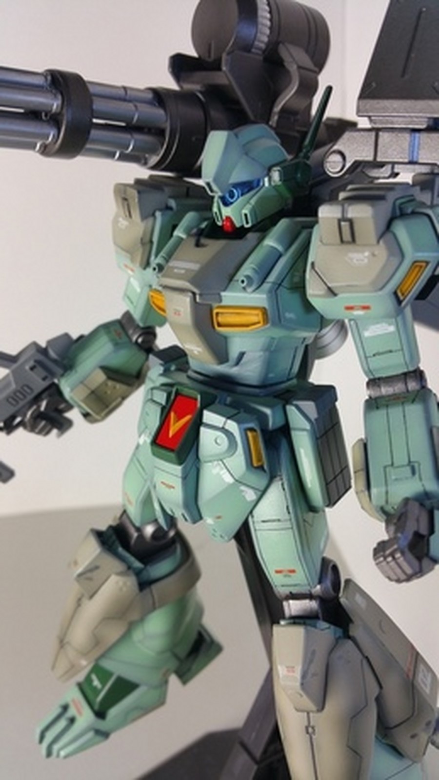 Custom Build: 1/144 RGM-89D Jegan Heavy Weapon