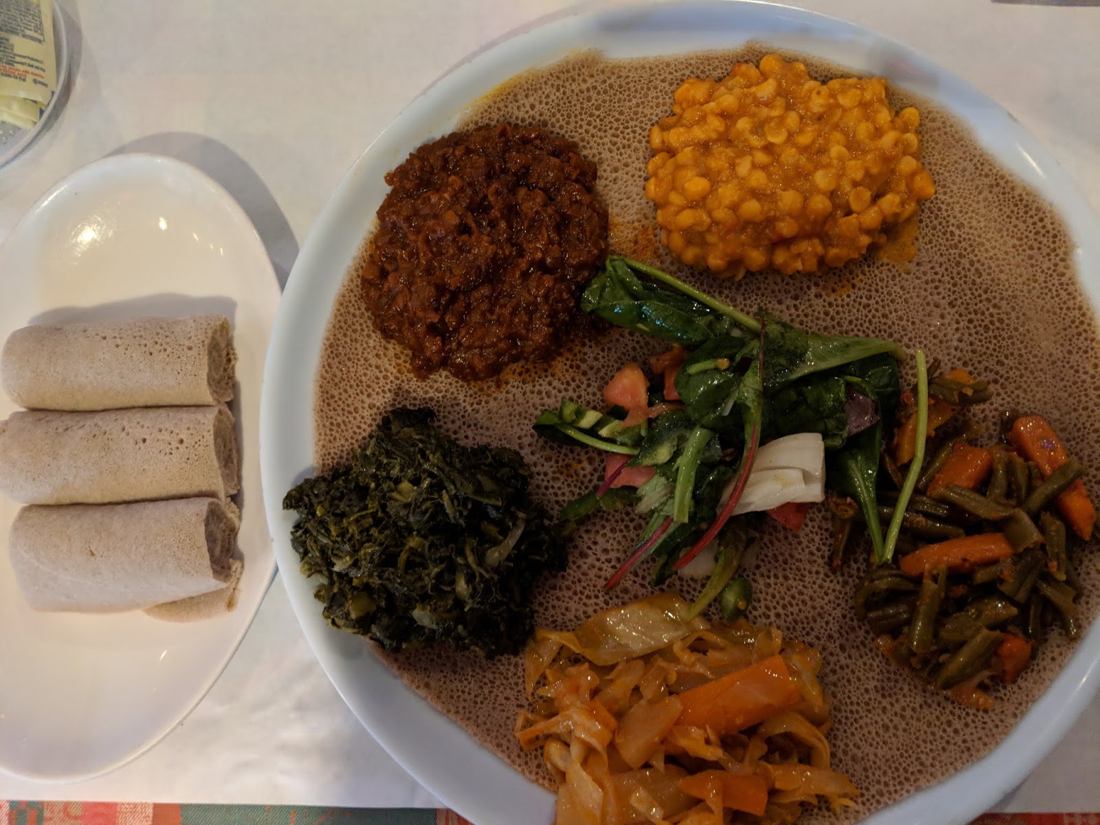 Arlington VA: Enjera Restaurant