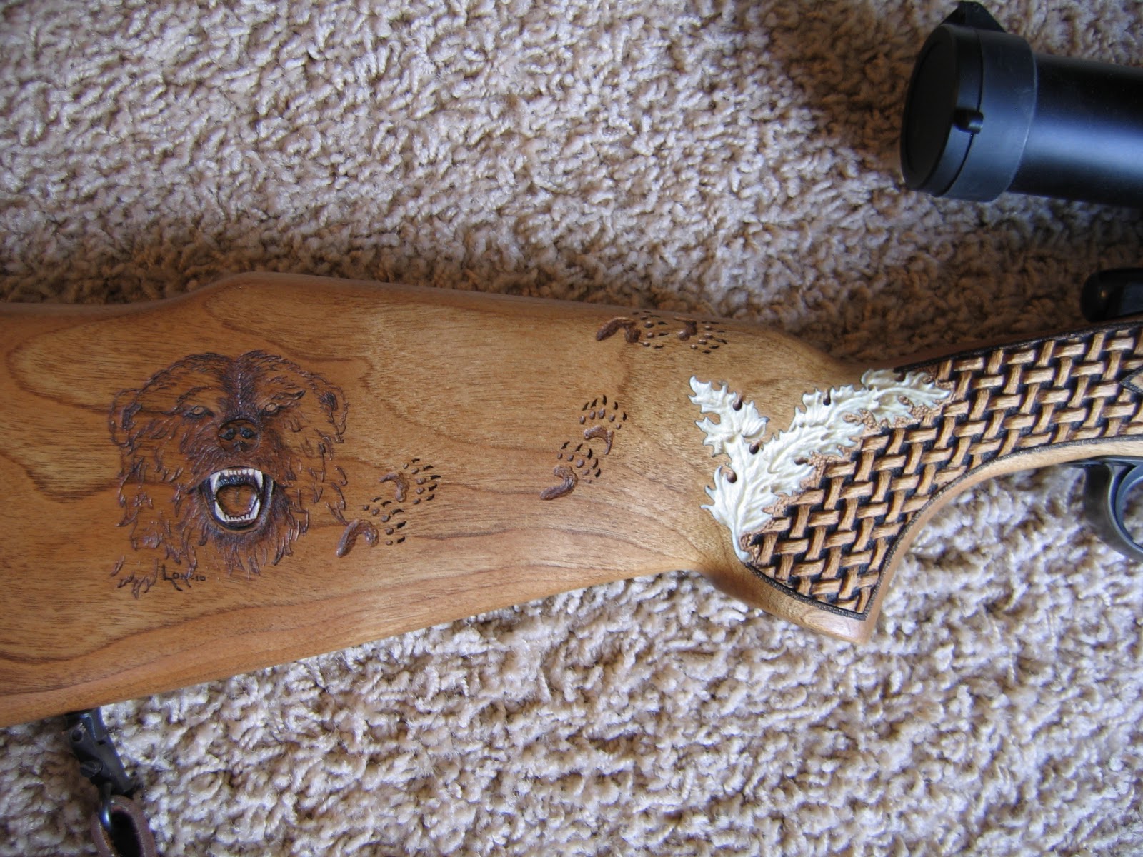 Gunstock Carving at Charli Blamey blog