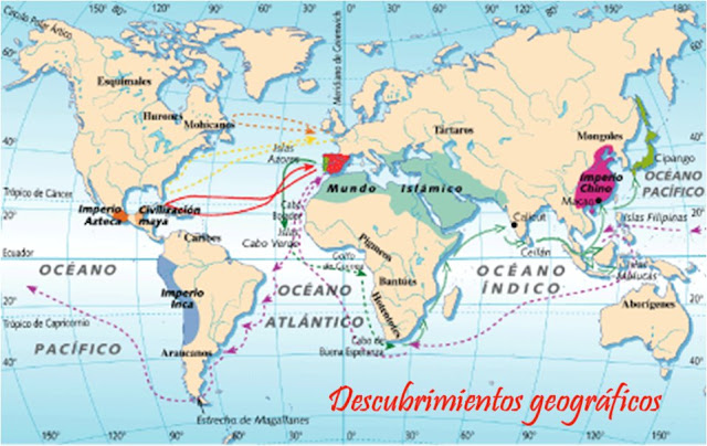 GEOHISTORIA 2º ESO: LOS INICIOS DE LA EDAD MODERNA: LOS DESCUBRIMIENTOS ...