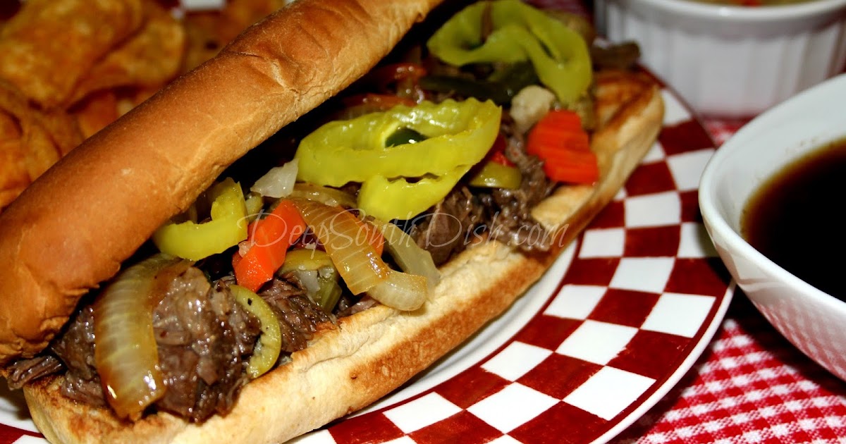 Deep South Dish: Spicy Crockpot Italian Style Drip Beef for Sandwiches