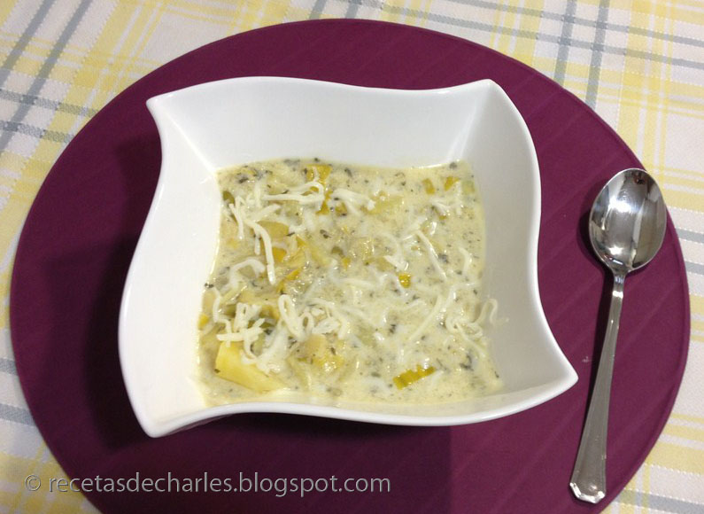 Las recetas de Charles: Sopa de puerros