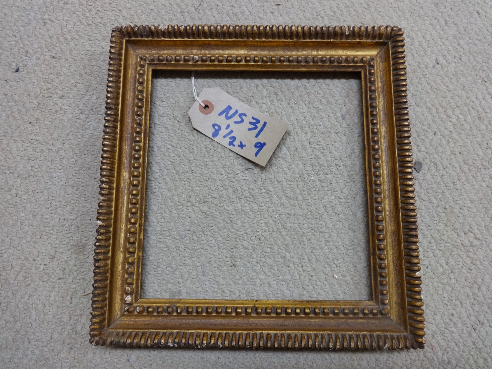 Antique Frame Sale: Georgian 18th Century Carved Romney Frame