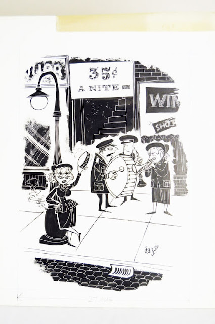 Mike Lynch Cartoons: Fling Magazine Illustrations by Dazor