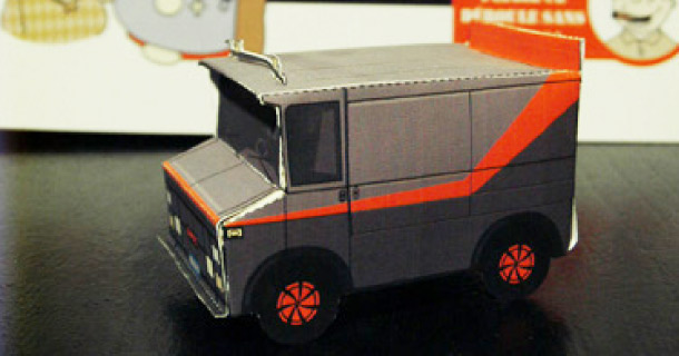 The A-Team Van Papercraft | Paperized Crafts