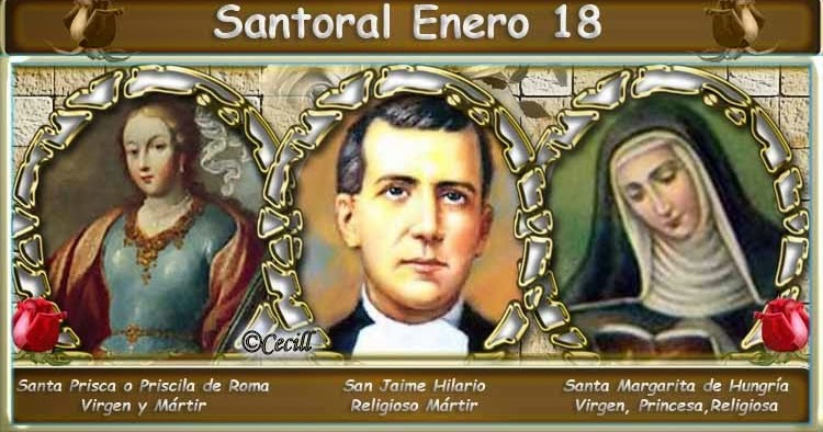 Vidas Santas: Santoral Enero 18