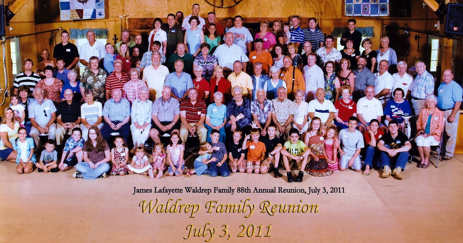 Waldrep Family: James Lafayette Waldrep Family