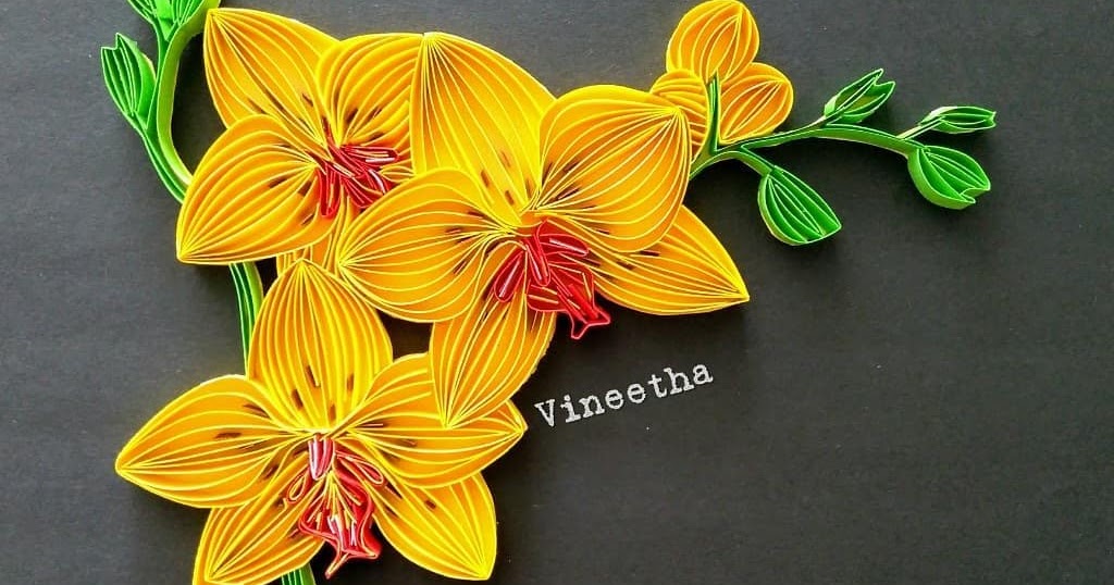 My Little Quilling World......: Quilled Orchids!